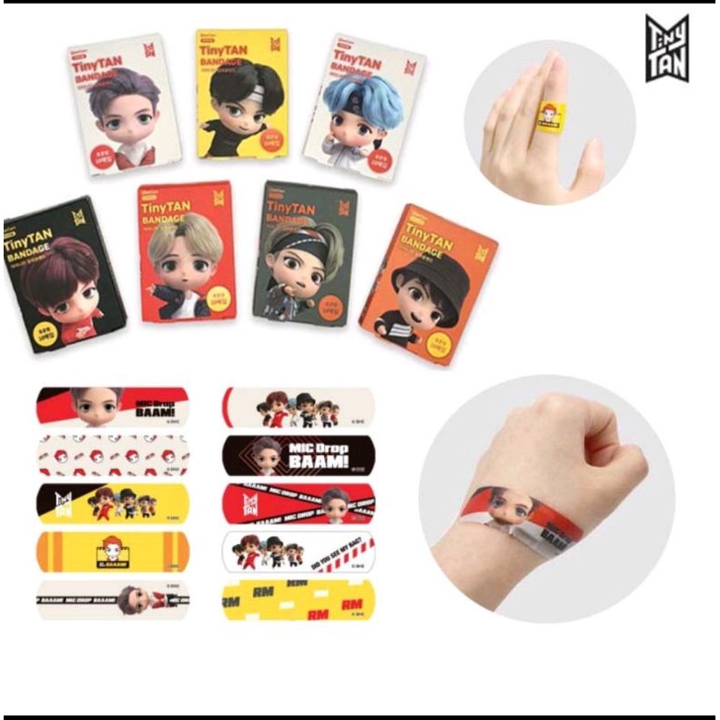 BTS TinyTan Bandage - Official and Authentic | Shopee Philippines