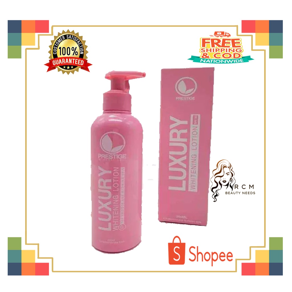PRESTIGE LUXURY WHITENING LOTION Spf50 250ml | Shopee Philippines