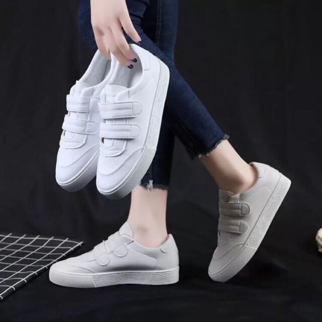 Women’s white rubber shoes#185 | Shopee Philippines