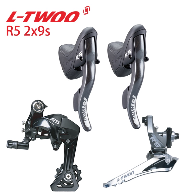 LTWOO R5 2x9 Speed 18s Road Bike Shifter Rear Derailleurs Front Group ...