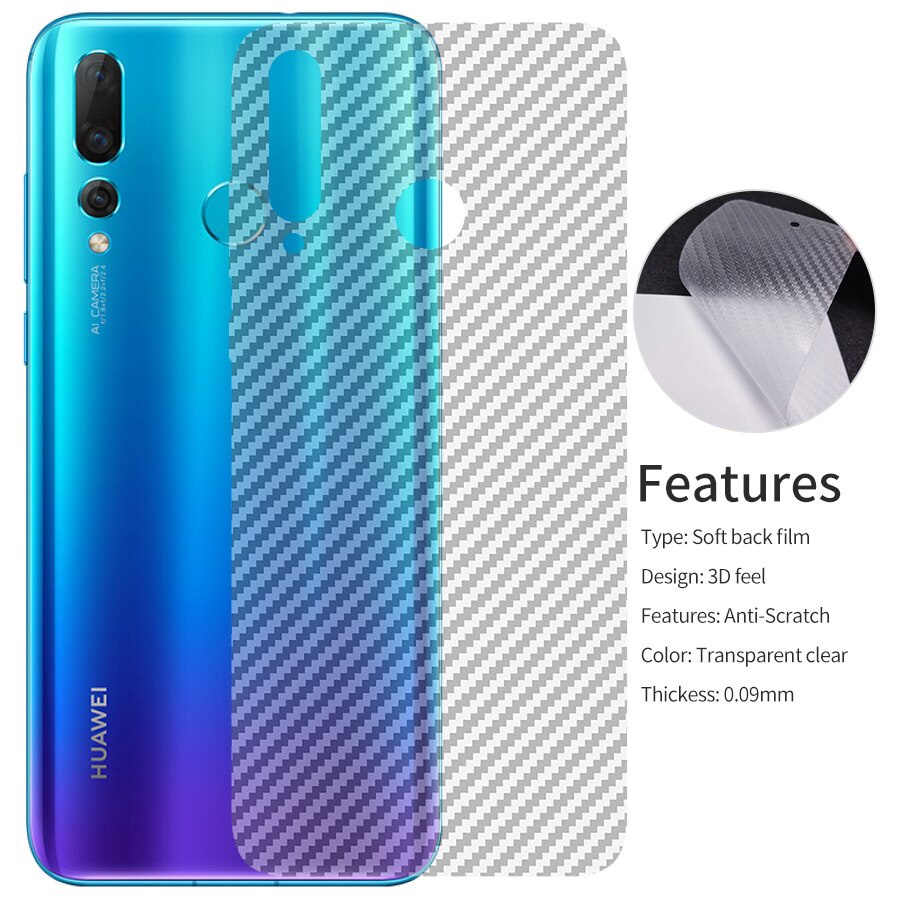 huawei y9 y7a y6p 2019 nova 3 p30 p20 mate 20 lite soft carbon fiber ...