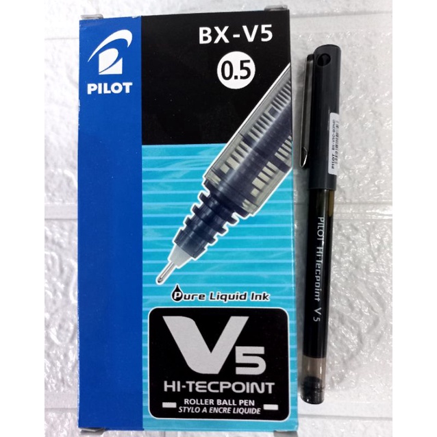 Pilot V5 Hi- Techpoint Roller Ball Pen 0.5mm | Shopee Philippines