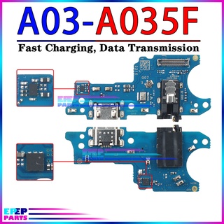 USB Charger Port Jack Dock Connector Flex Cable For Samsung A03 CORE A03S A13 A33 Charging Board ...