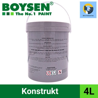 Boysen Konstrukt Permaplast K-201 4 Liters (Gallon) High-Performance ...