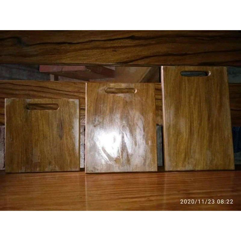 Chopping Board set 3 pcs( Magkono wood ) | Shopee Philippines