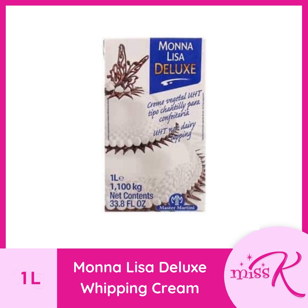 Monna Lisa Deluxe Nondairy Whipping Cream Master Martini 1l Shopee Philippines
