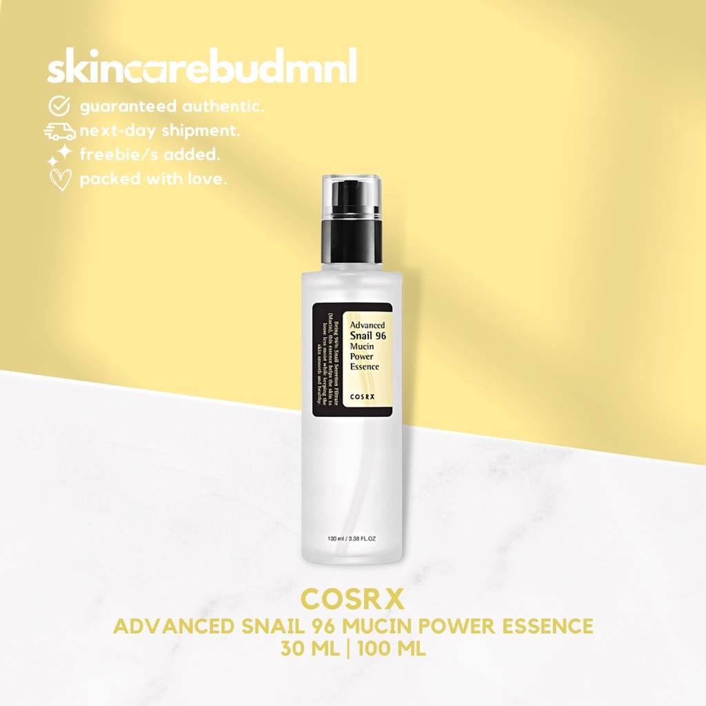 Cosrx Advanced Snail 96 Mucin Power Essence 100 ml | 30 ml by skincarebudmnl | Shopee Philippines
