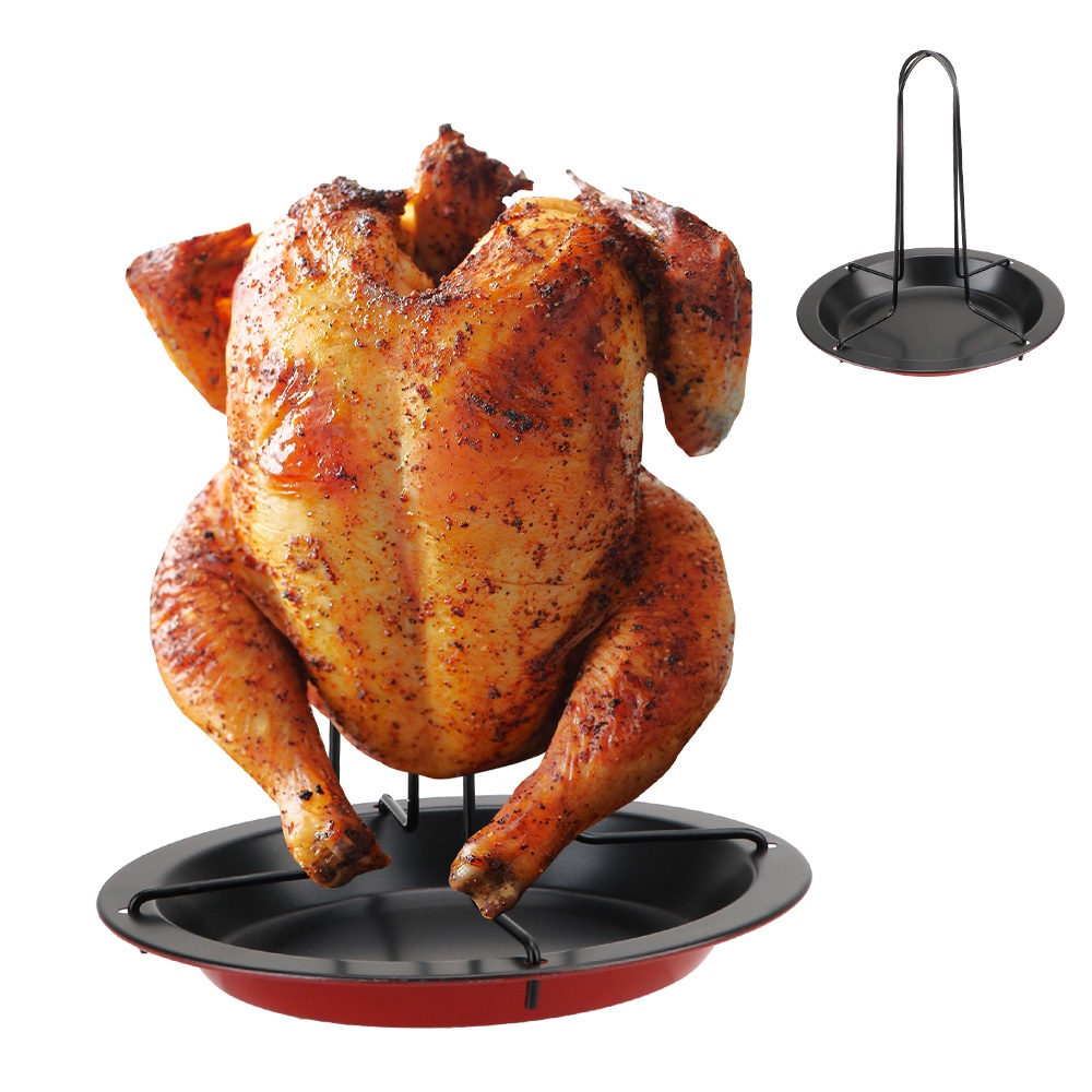 Kitchen Outdoor BBQ Tools Roasting Grill Stand Chicken Roaster Rack Non ... Kitchen Outdoor BBQ Tools Roasting Grill Stand Chicken Roaster Rack Non ...