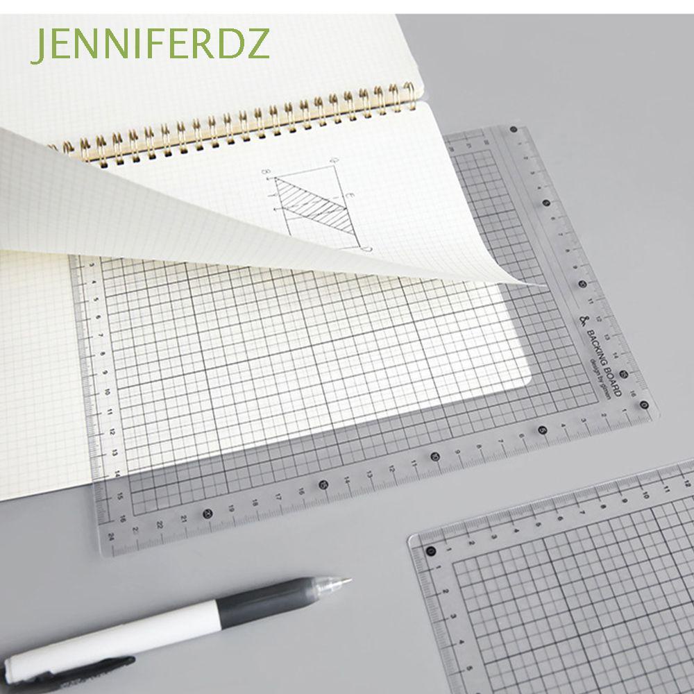 JENNIFERDZ Durable Ruler Board Waterproof Drawing Clipboard Cutting ...