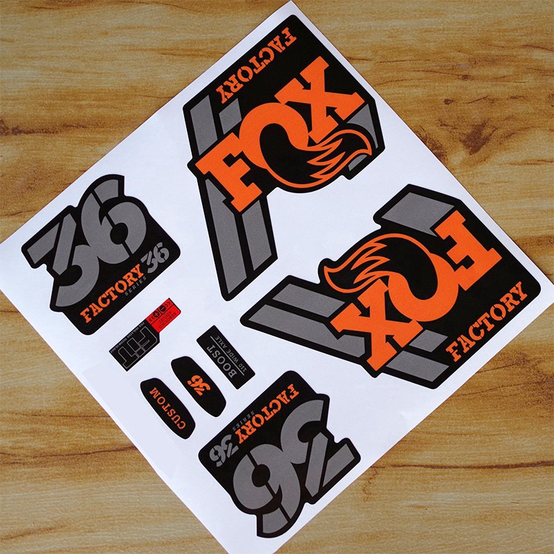 Vinyl 3M Stickers2018 Fox36 Mountain Bike Fork Stickers MTB Speed Down ...