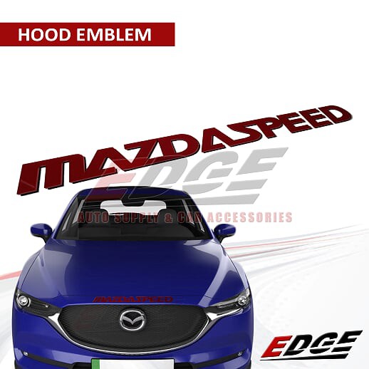 (Red) MAZDASPEED Hood Emblem Mazda Adhesive Ready Stick-on | Shopee ...