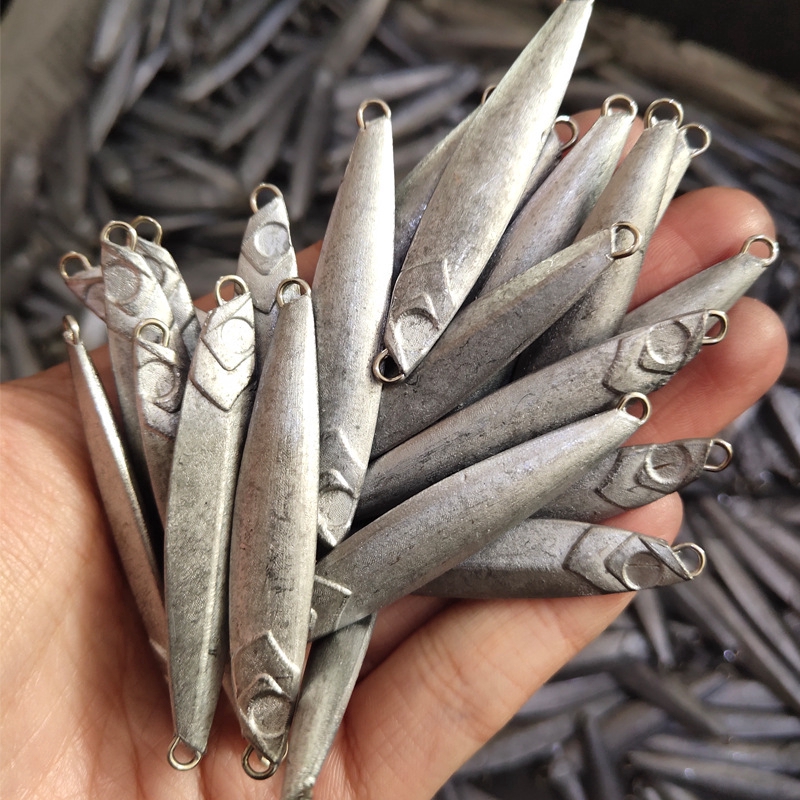 Unpainted Blank Metal Speed Jig Metal Jigging Artificial Bait Boat ...