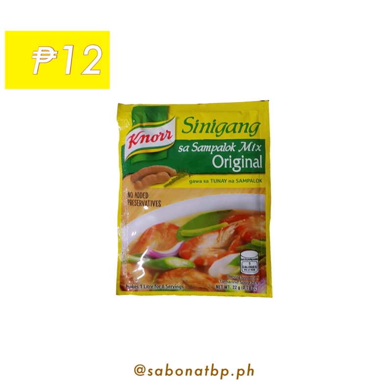 Knorr Sinigang sa Sampalok Mix Original - 22g | Shopee Philippines