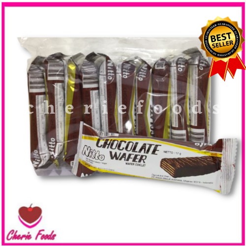 Nitto Waffer Choco Stick 17gram X 10pcs Shopee Philippines