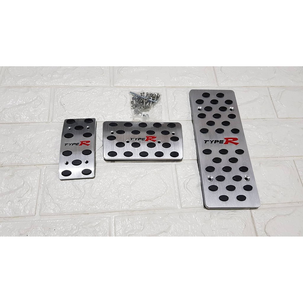Type R Pedal with Footrest (Automatic Transmission Silver) | Shopee ...
