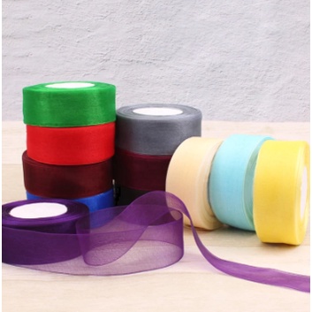 qjoq.ph (4cm | 50 yards/roll )organza ribbon wholesale gift wrapping ...