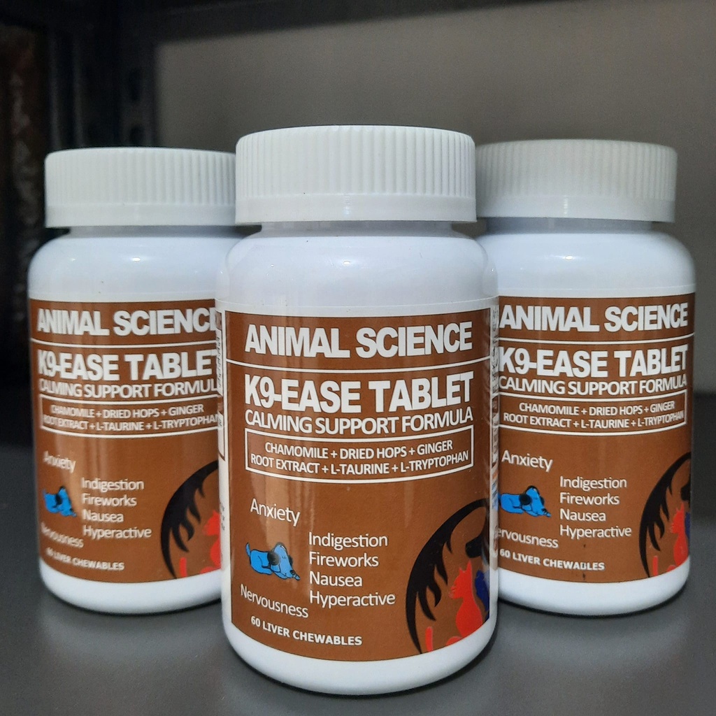 Animal Science K9 Ease Tablet Calming Support formula for pet | Shopee ...