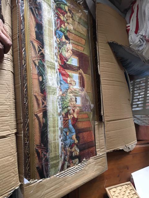 Cloth Last Supper Wood Frame 47cm*87cm（free calendar） | Shopee Philippines