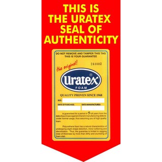URATEX FOAM with COVER ORIGINAL with Warranty Sticker (5 YEARS WARRANTY ...