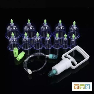 Ventusa 12 pcs Cupping Therapy Body Relaxation Massage set | Shopee ...