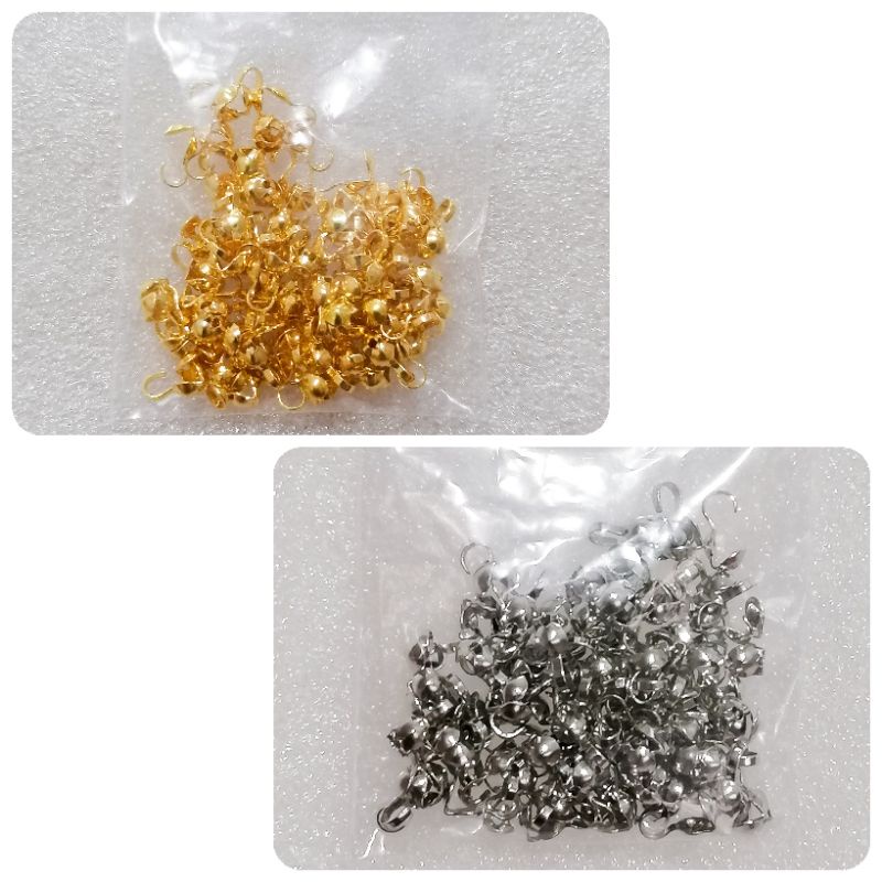 10g Clamshell Crimp Beads End Cap | Shopee Philippines