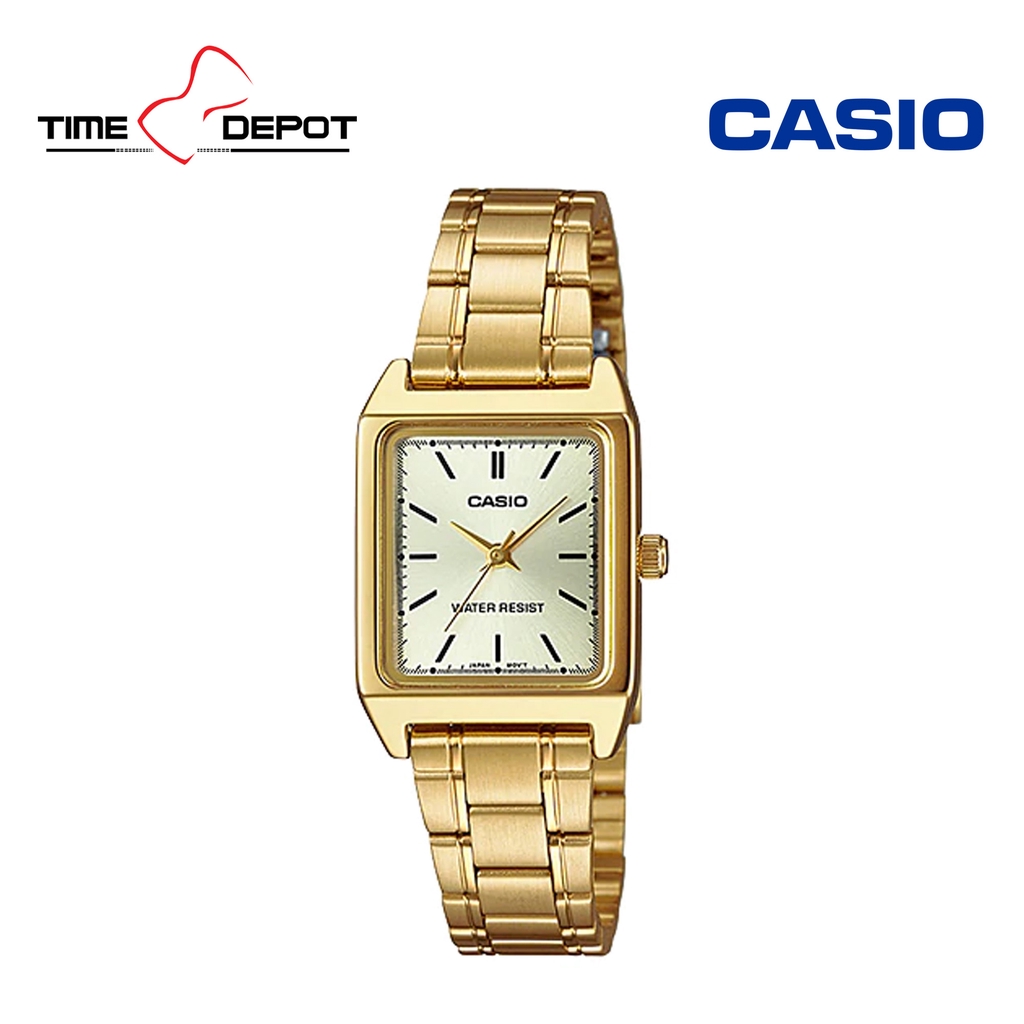 Casio LTP-V007G-9EUDF Gold Stainless Steel Strap Watch For Women ...