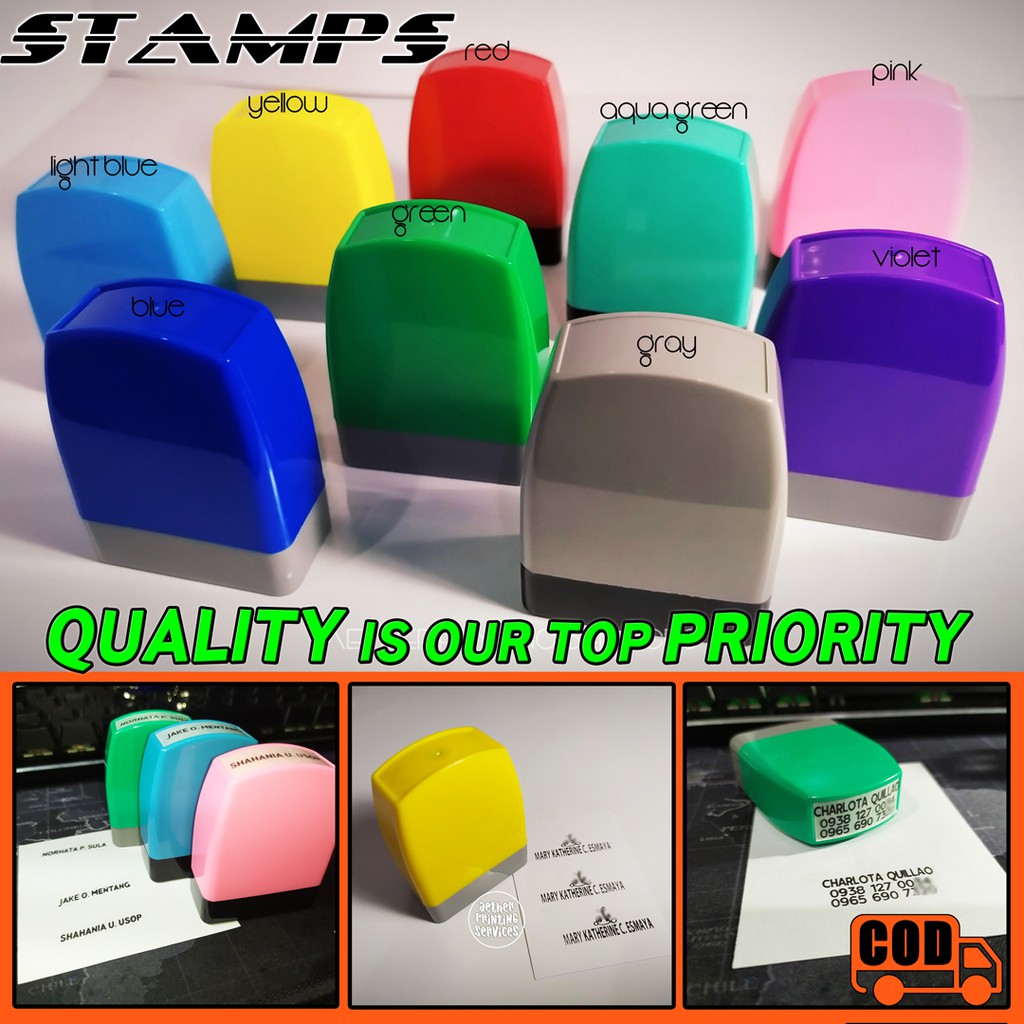 COD Stamps, Pre-Inked Stamps, Flash Stamps, Personalized Stamps, Trodat ...