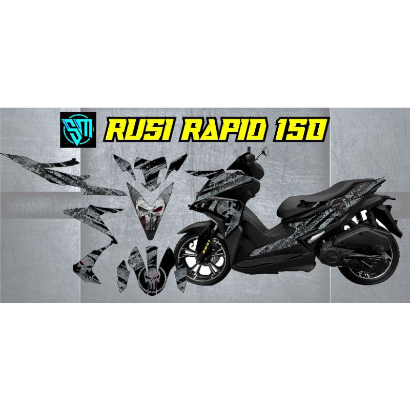 Rusi Rapid 150 full body decals | Shopee Philippines