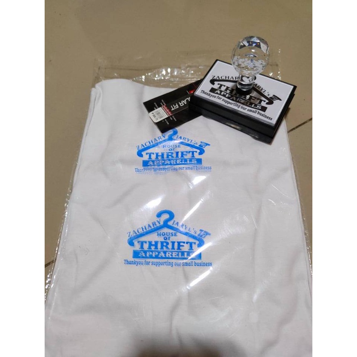 PLASTIC INK Customized Self Inking Stamp for plastic | Shopee Philippines