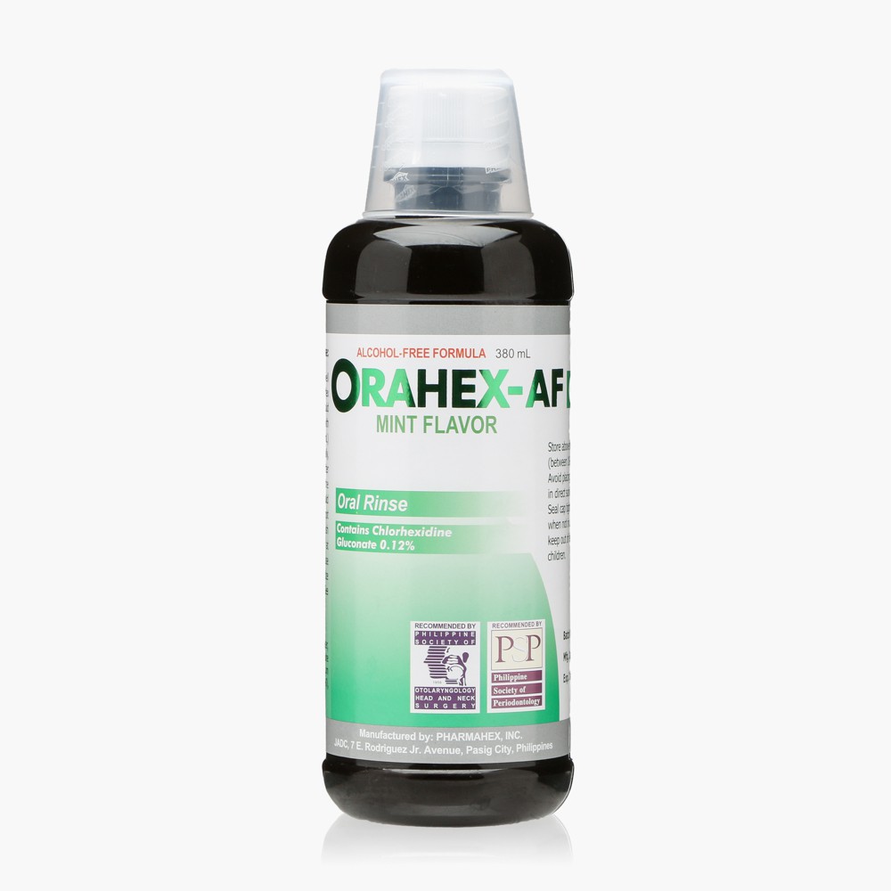ORAHEX Oral Rinse 380ml Mint Alcohol | Shopee Philippines