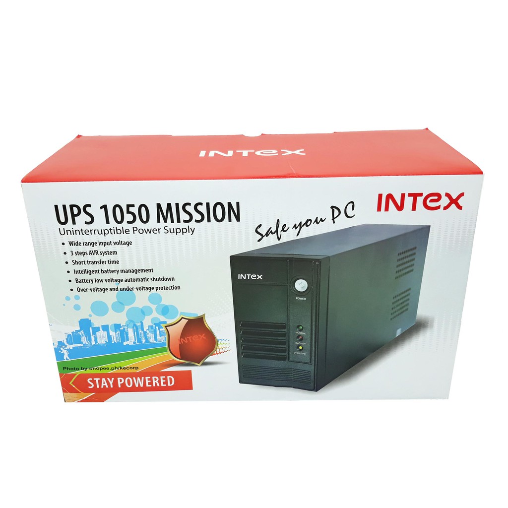 Intex UPS 1050VA Uninterruptible Power Supply | Shopee Philippines Intex UPS 1050VA Uninterruptible Power Supply | Shopee Philippines