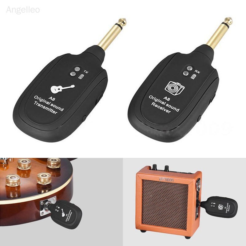 Guitar Wireless System Transmitter Receiver OU | Shopee Philippines