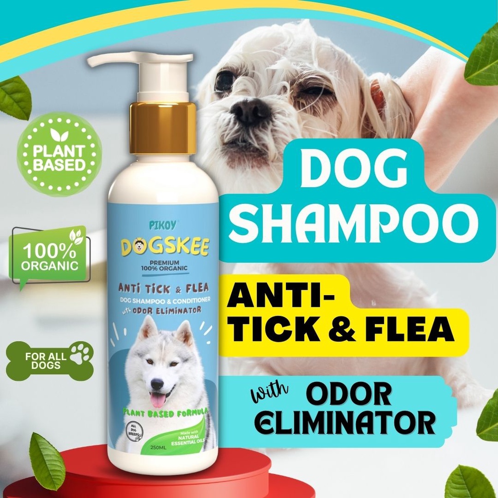 Dog Shampoo & Conditioner Anti Tick & Flea, Anti Garapata, Premium 100% ...