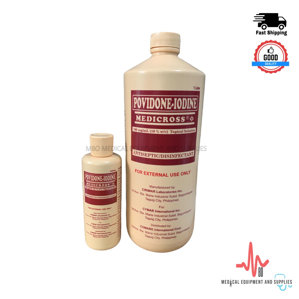 Medicross Povidone-Iodine 10% | Shopee Philippines