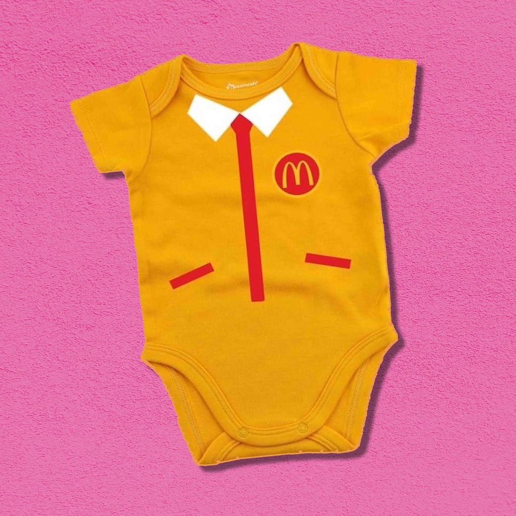 HANIEKT MCDO COSTUME BABY ONESIE | Shopee Philippines