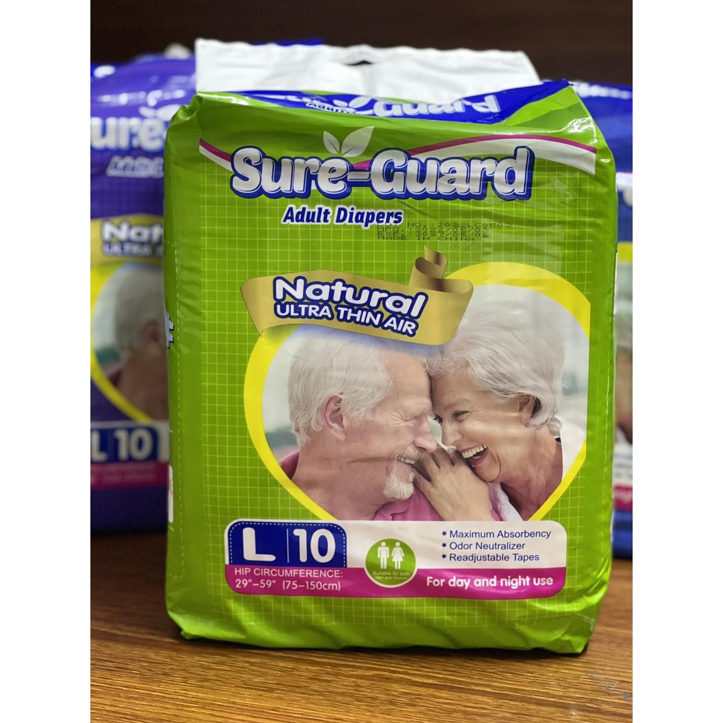 ADULT DIAPER MEDIUM, LARGE AND X-LARGE (SUREGUARD) | Shopee Philippines