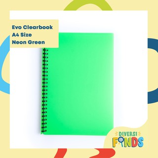 Evo Clearbook 70microns A4 Size - ASSORTED COLORS - Thick Plastic ...