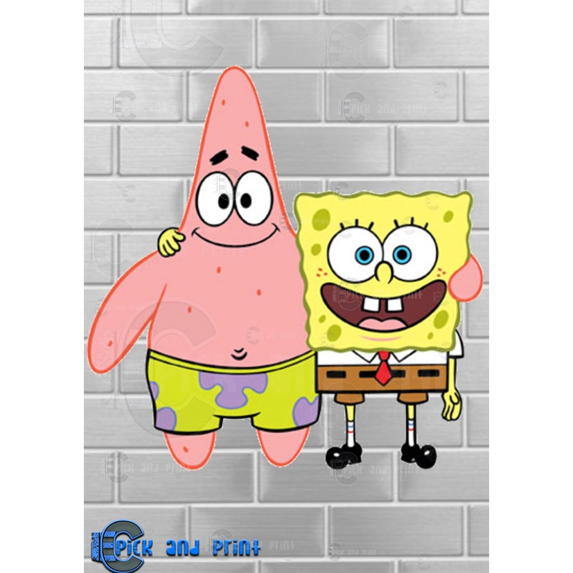 Spongebob Squarepants Character Cut Outs for DIY Backdrop/Party ...