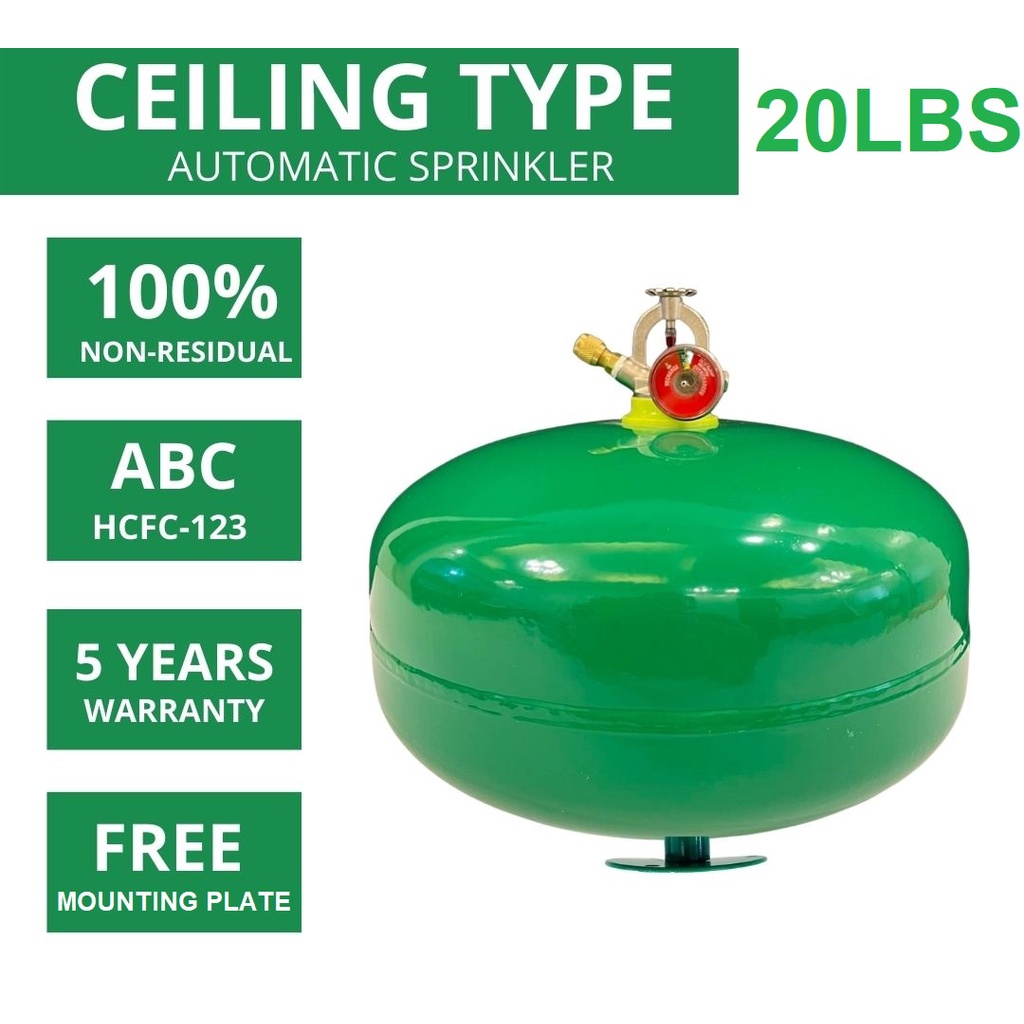 Fire Extinguisher 20lbs Ceiling Type HCFC 123 Automatic Sprinkler 5