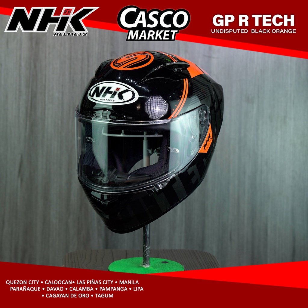 NHK GP R-TECH UNDISPUTED FULL FACE SINGLE VISOR MOTORCYCLE HELMETS ...
