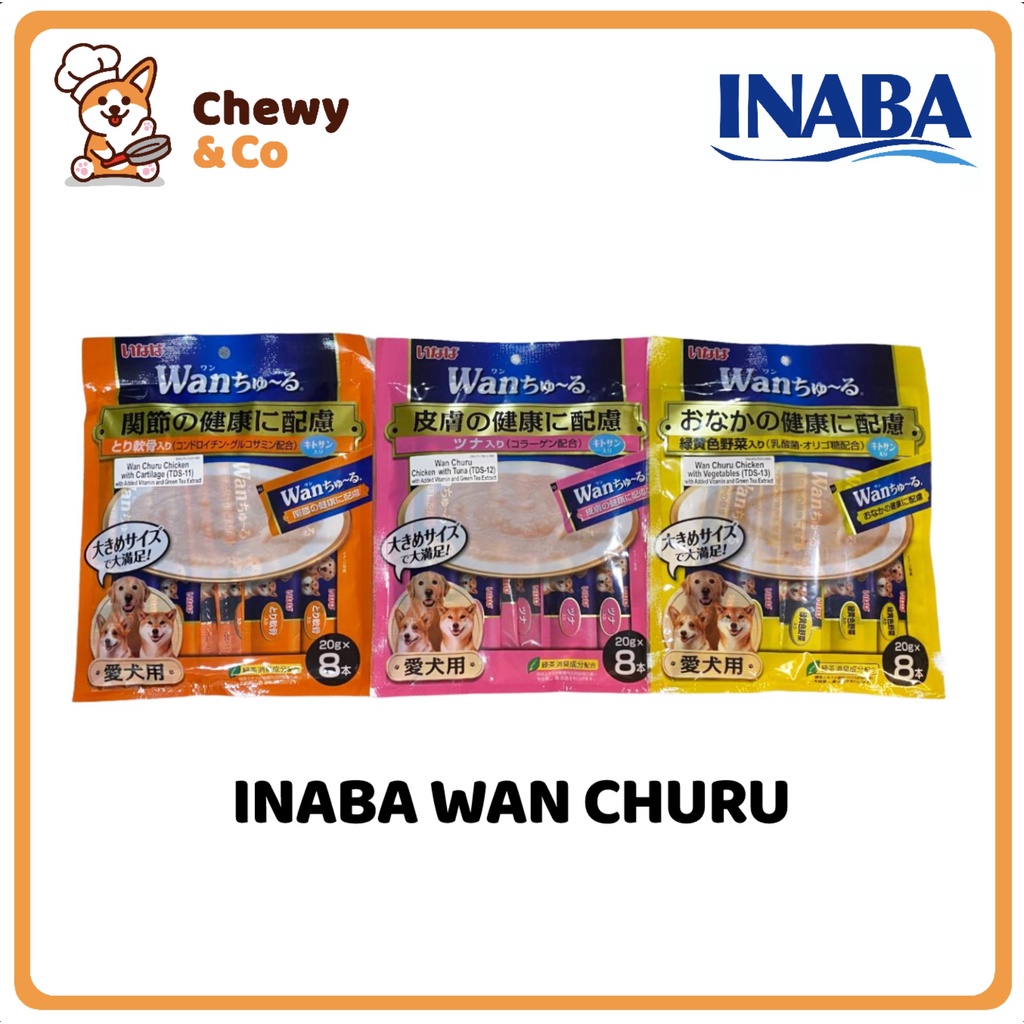Inaba Wan Churu Treats/Toppers for Dogs 20g (8 pcs per pack) | Shopee Philippines