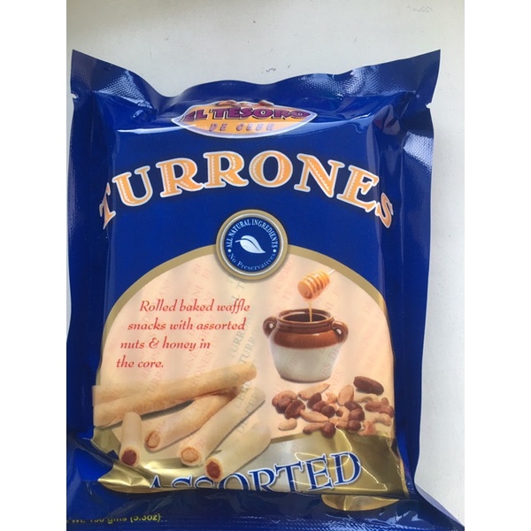 Turrones Assorted Cebu pasalubong 150g Rolled baked waffle snacks with ...