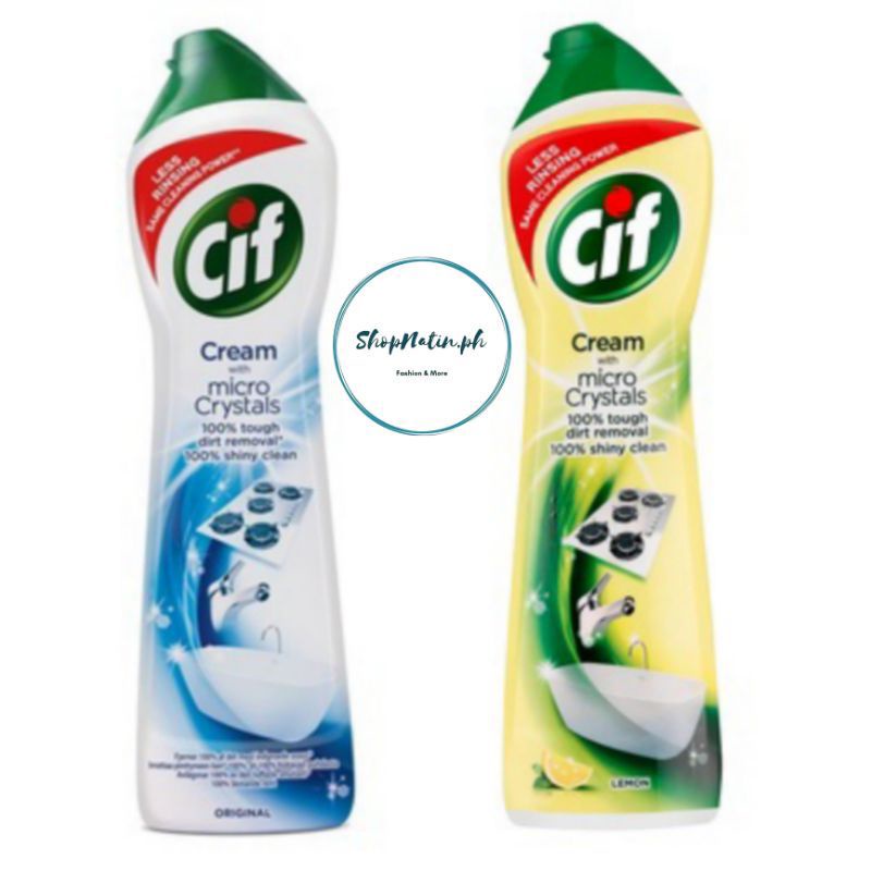 Cif Cream with Micro Crystals Multipurpose Cleaner Cream Cleaner Stain ...