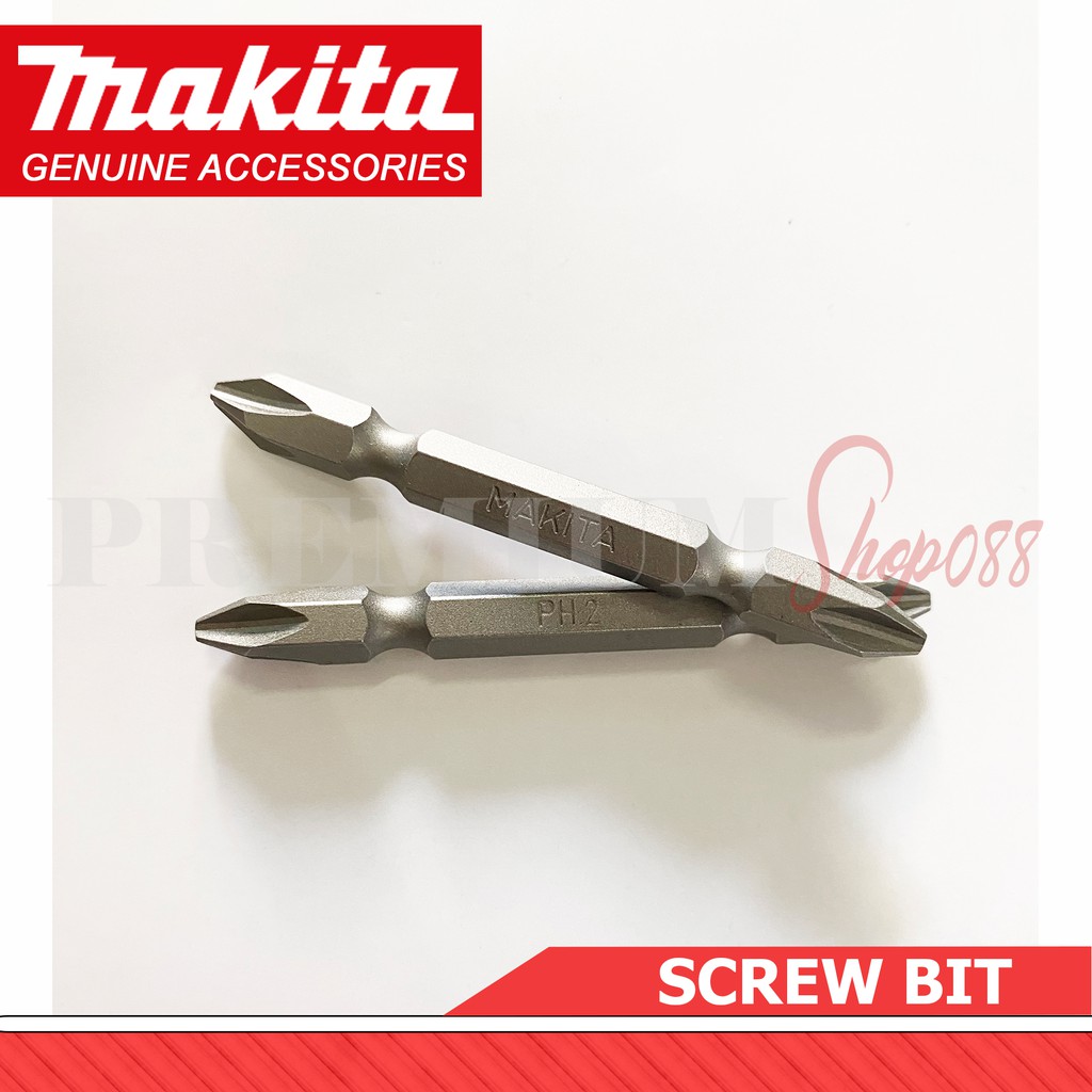 Makita Screwdriver Double End Bit PH2 Screwbit Screw Bit PH 2 D-31653 ...
