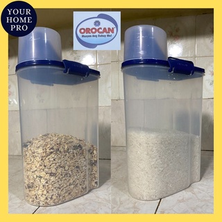 Orocan Rice Box Flip Top Food Storage, Food Container 28kg | Shopee ...