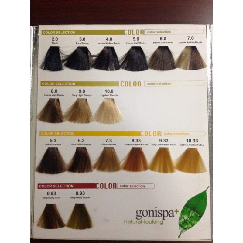 gonispa color chart board | Shopee Philippines