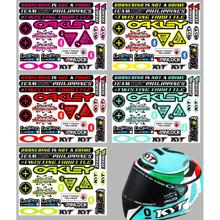 Vinyl Sticker - KYT Helmet Visor Laminated | Shopee Philippines