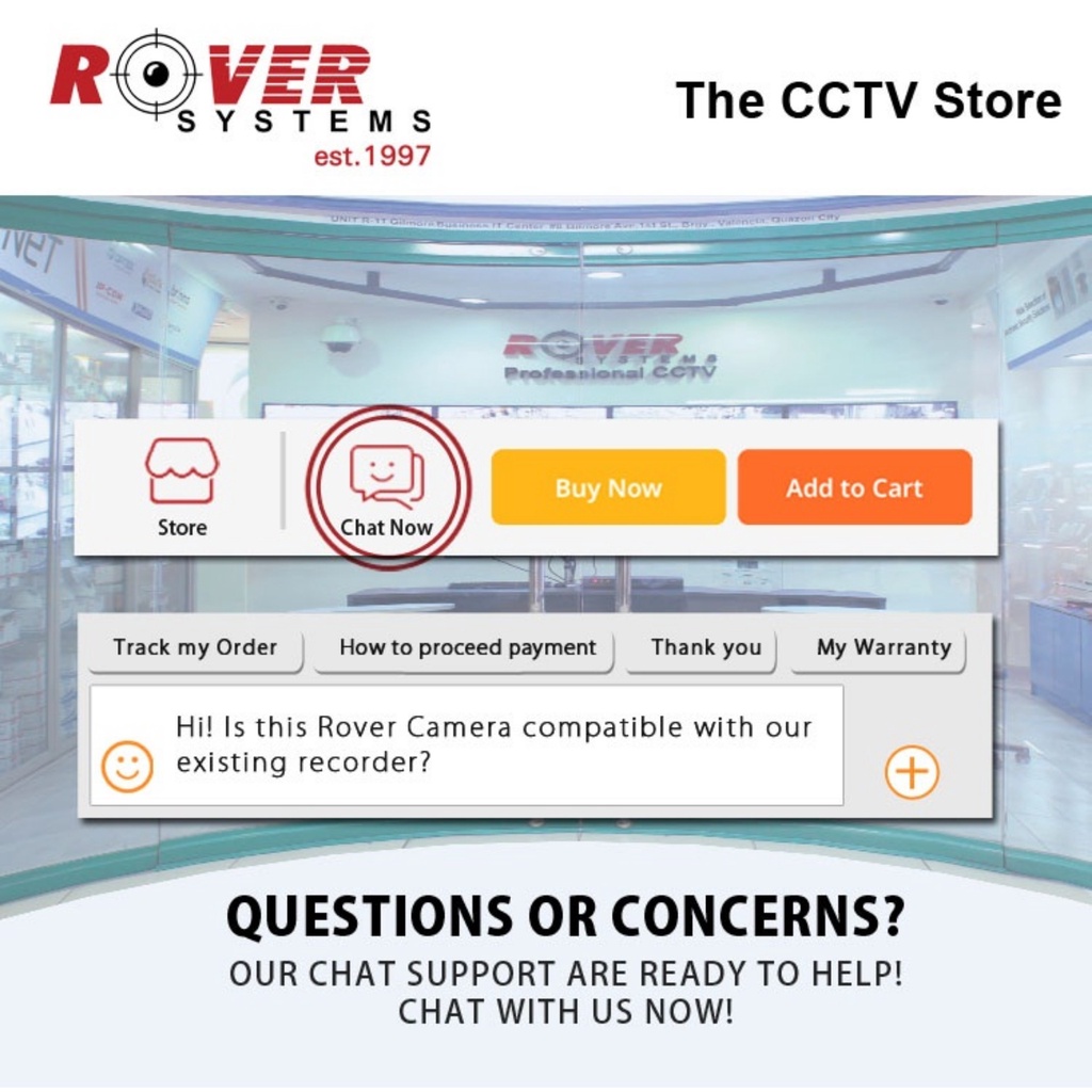 Rover Systems 2MP 1080P E-Series IP Dome CCTV Camera IP Camera Indoor ...