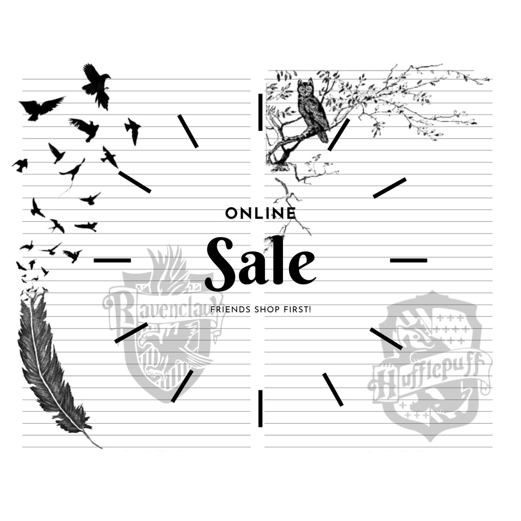 Writing paper _ Harry Potter (10 sheets) - PFL Store