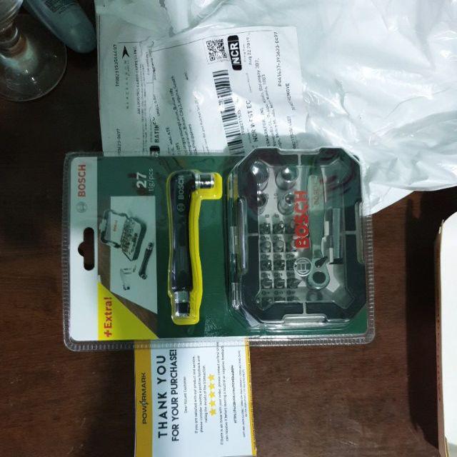 Bosch Screwdriver Bit and Ratchet Set 27 pcs. | Shopee Philippines